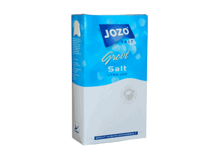 Jozo Salt uten Jod 1kg - Fine Distribution AS