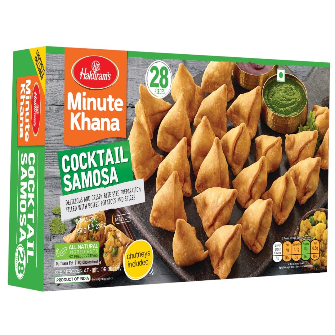 Haldiram Cocktail Samosa 650g - Fine Distribution AS