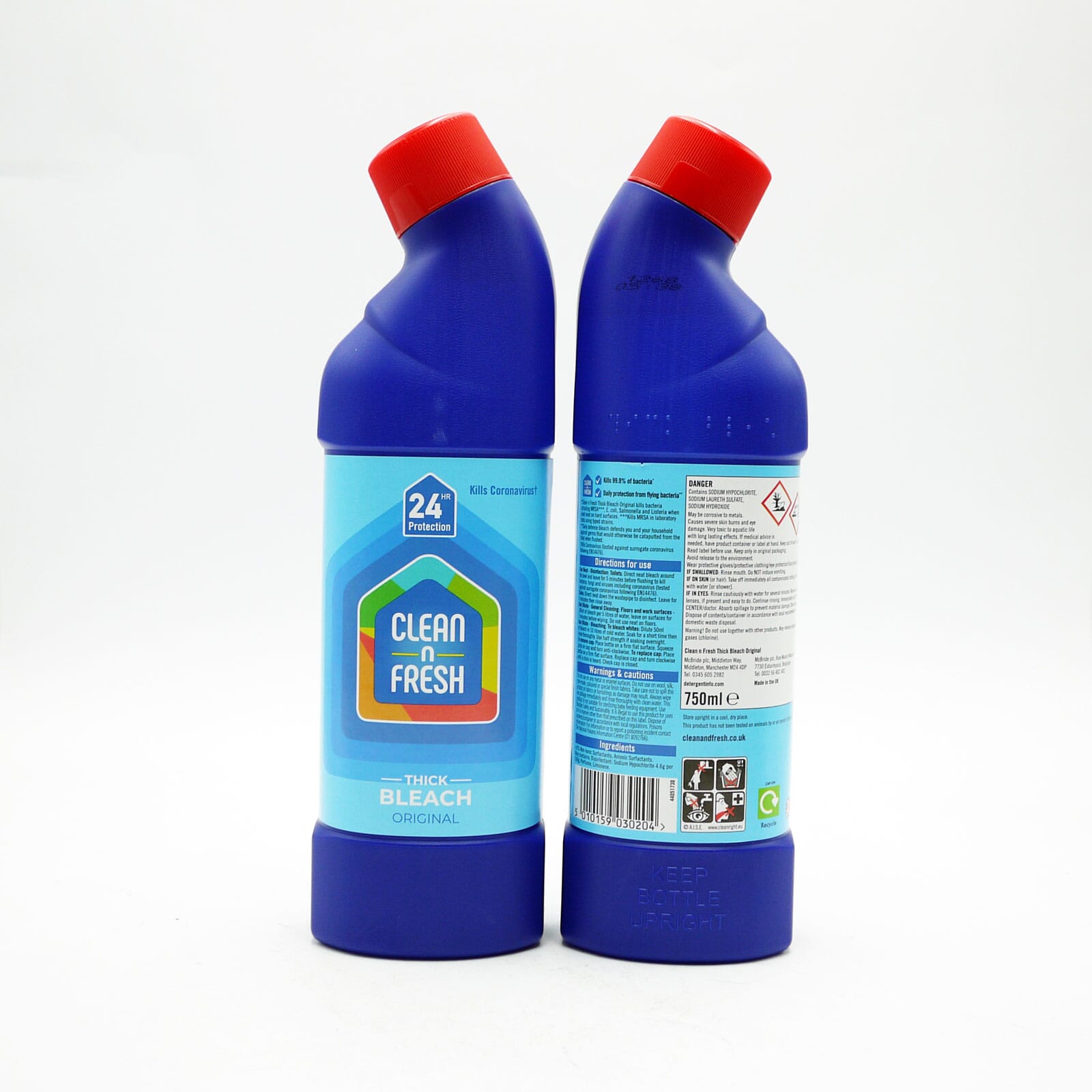 Clean & Fresh Thick Bleach Orig 750ml - Fine Distribution AS